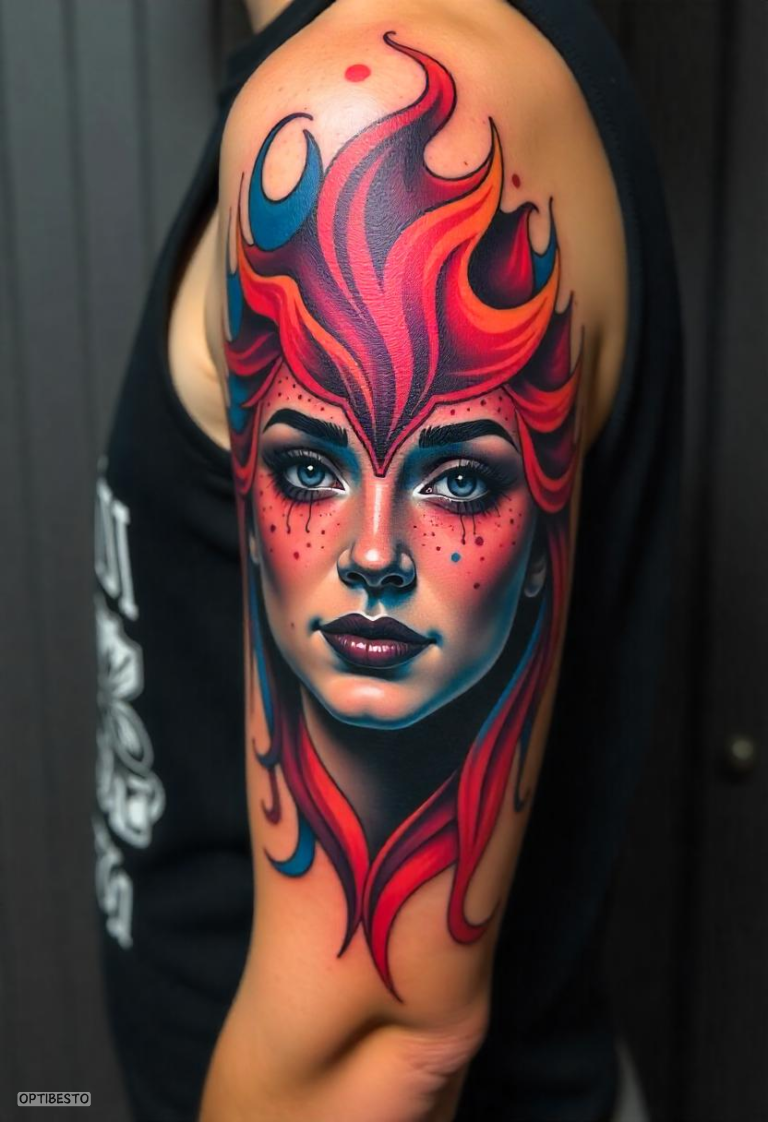 37 Amazing Color Tattoo Design Ideas - OptiBesto