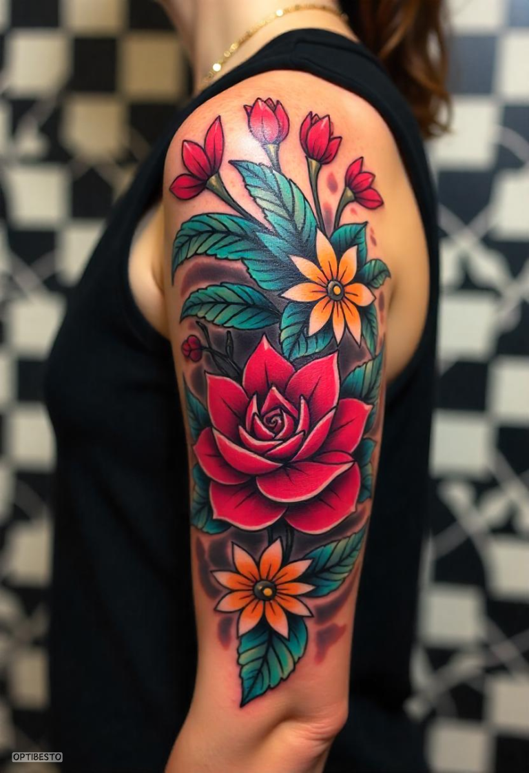 37 Amazing Color Tattoo Design Ideas - OptiBesto