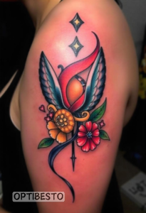 37 Amazing Color Tattoo Design Ideas - OptiBesto