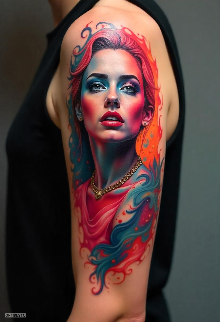 37 Amazing Color Tattoo Design Ideas - OptiBesto