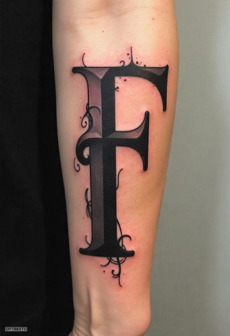 22 French Letter Tattoo Ideas - OptiBesto