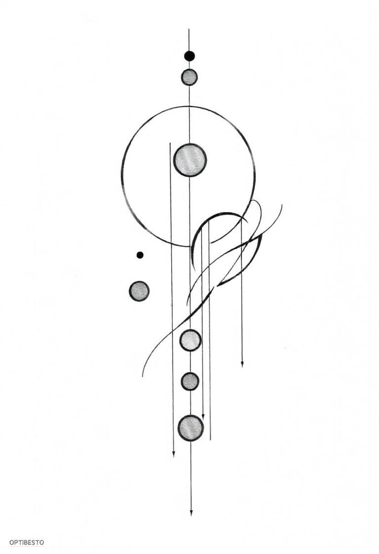 40 Minimalist Line Tattoos - OptiBesto