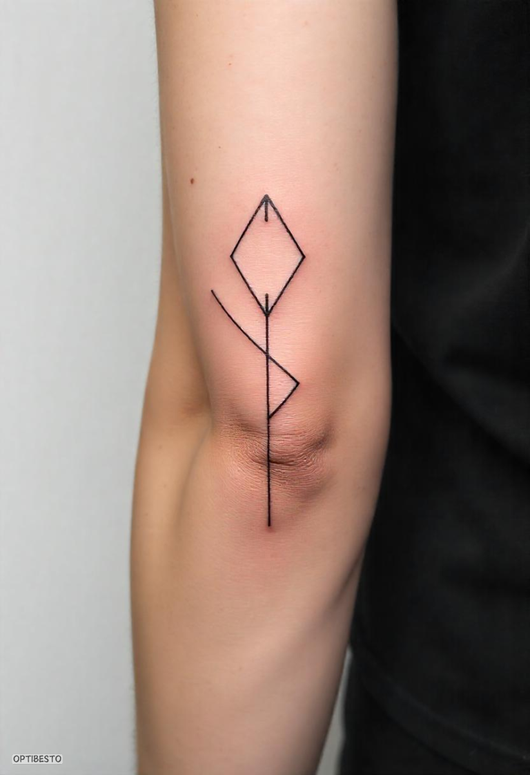 40 Minimalist Line Tattoos - OptiBesto