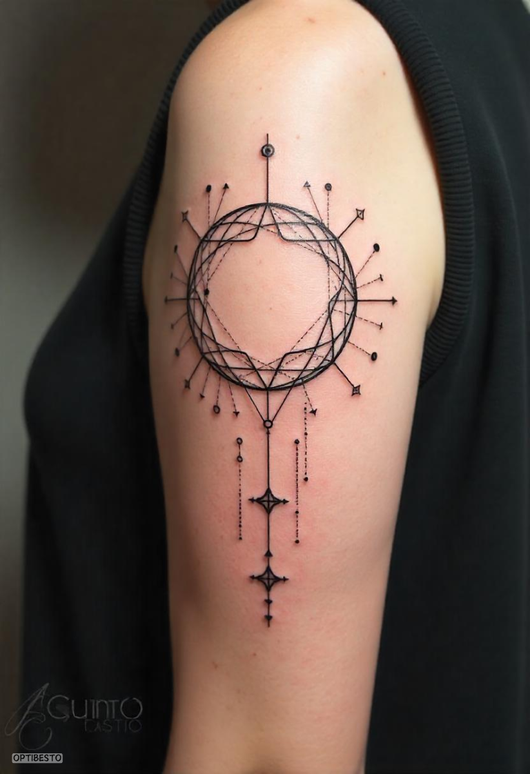 40 Minimalist Line Tattoos - OptiBesto