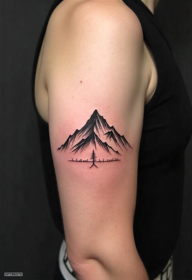 40 Minimalist Line Tattoos - OptiBesto