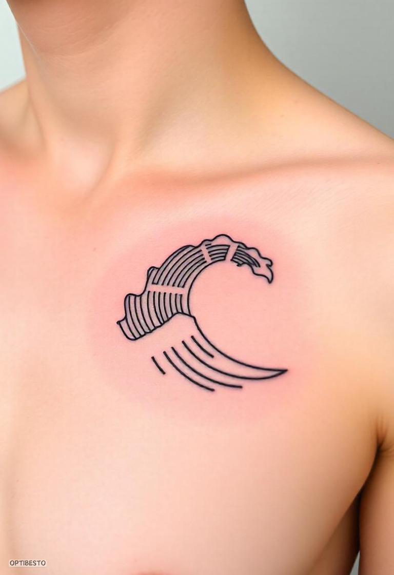 40 Minimalist Line Tattoos - OptiBesto