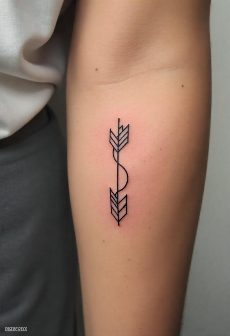 40 Minimalist Line Tattoos - OptiBesto