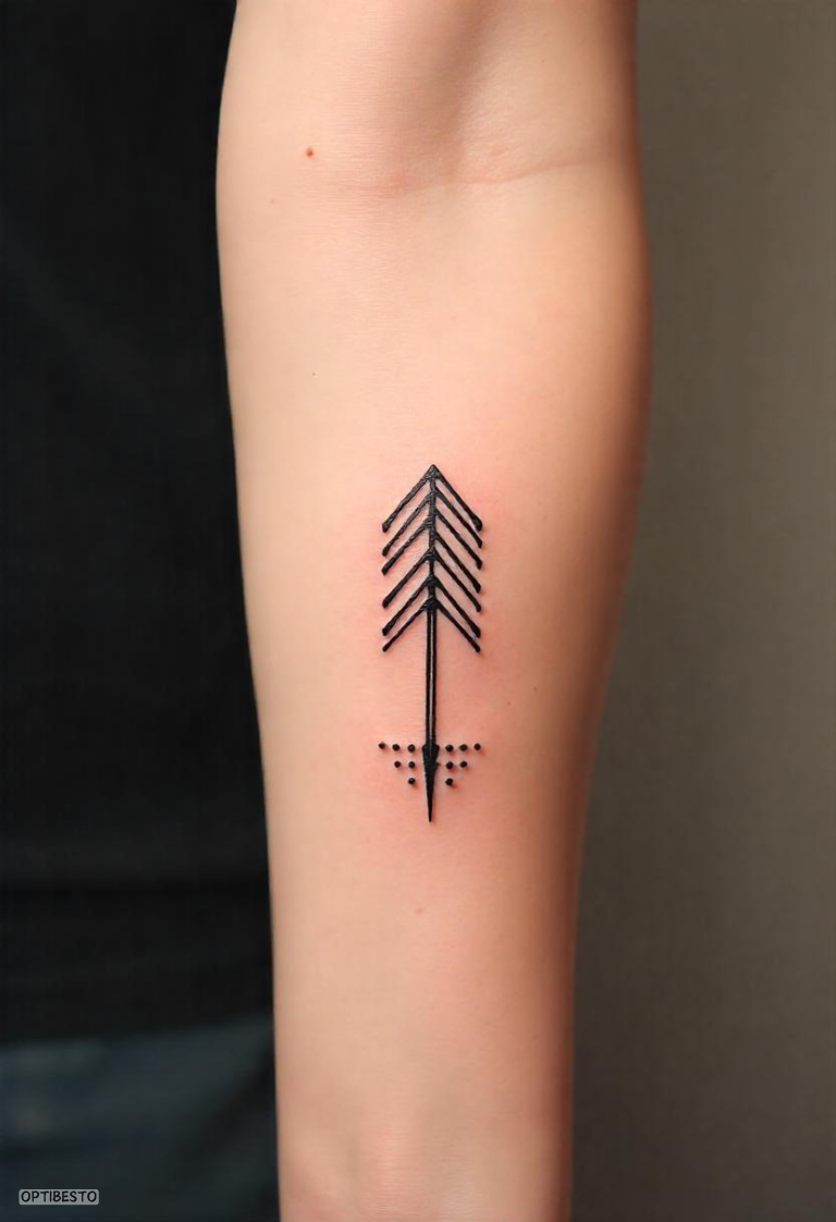 40 Minimalist Line Tattoos - OptiBesto