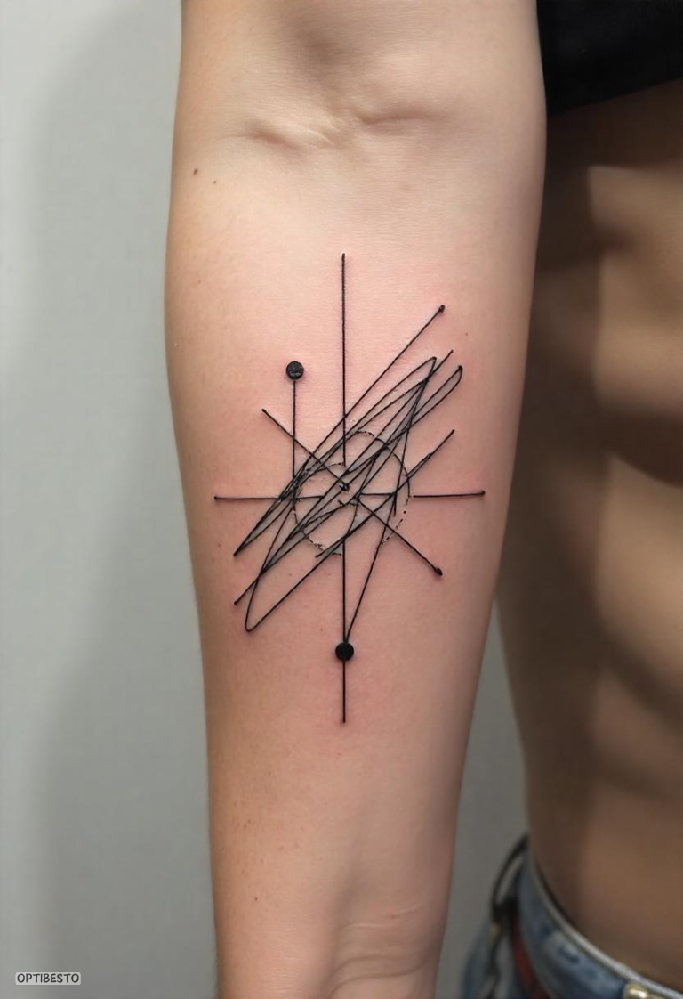 40 Minimalist Line Tattoos - OptiBesto