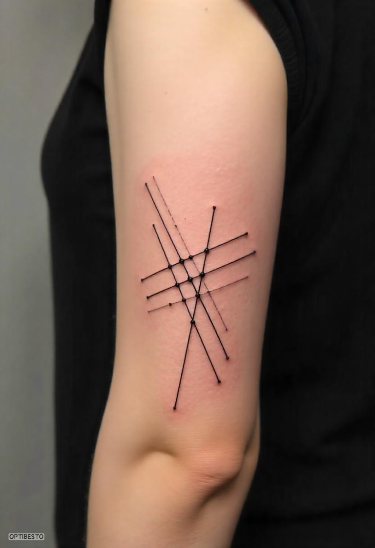 40 Minimalist Line Tattoos - OptiBesto