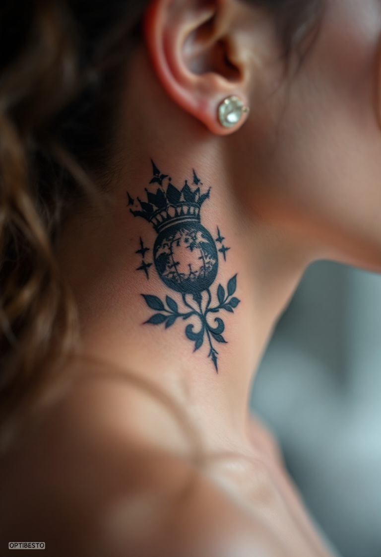 45 Neck Tattoo Ideas - OptiBesto